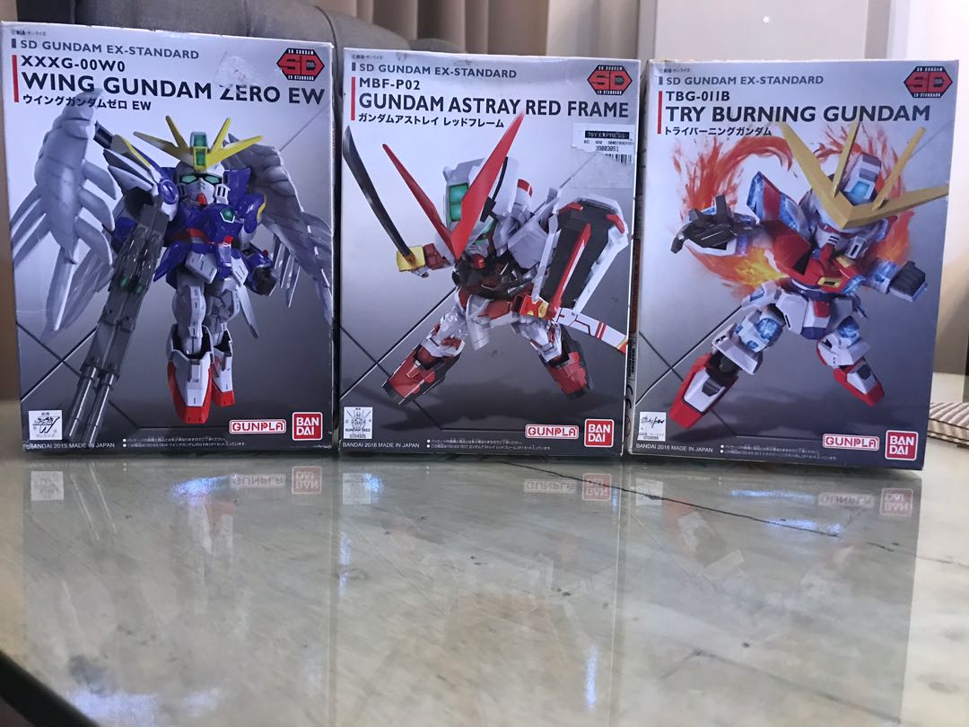 MINI GUNDAM (WING GUNDAM ZERO EW)(GUNDAM ASTRAY FRAME)(TRY BURNING ...