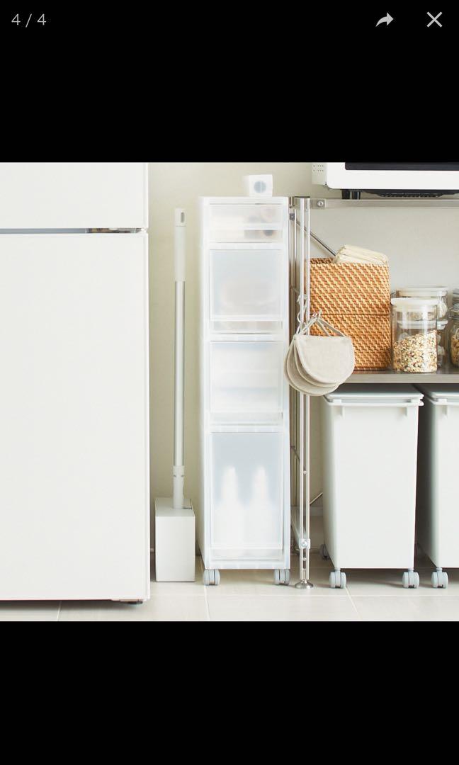 Muji Polypropylene Stocker, Furniture & Home Living, Home Improvement ...