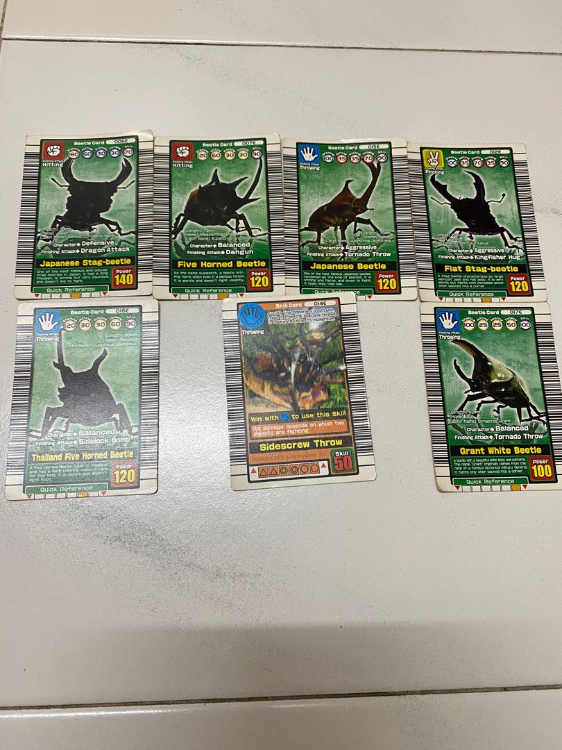 MUSAIKING The king of Beetles collectible cards, Hobbies & Toys, Toys ...