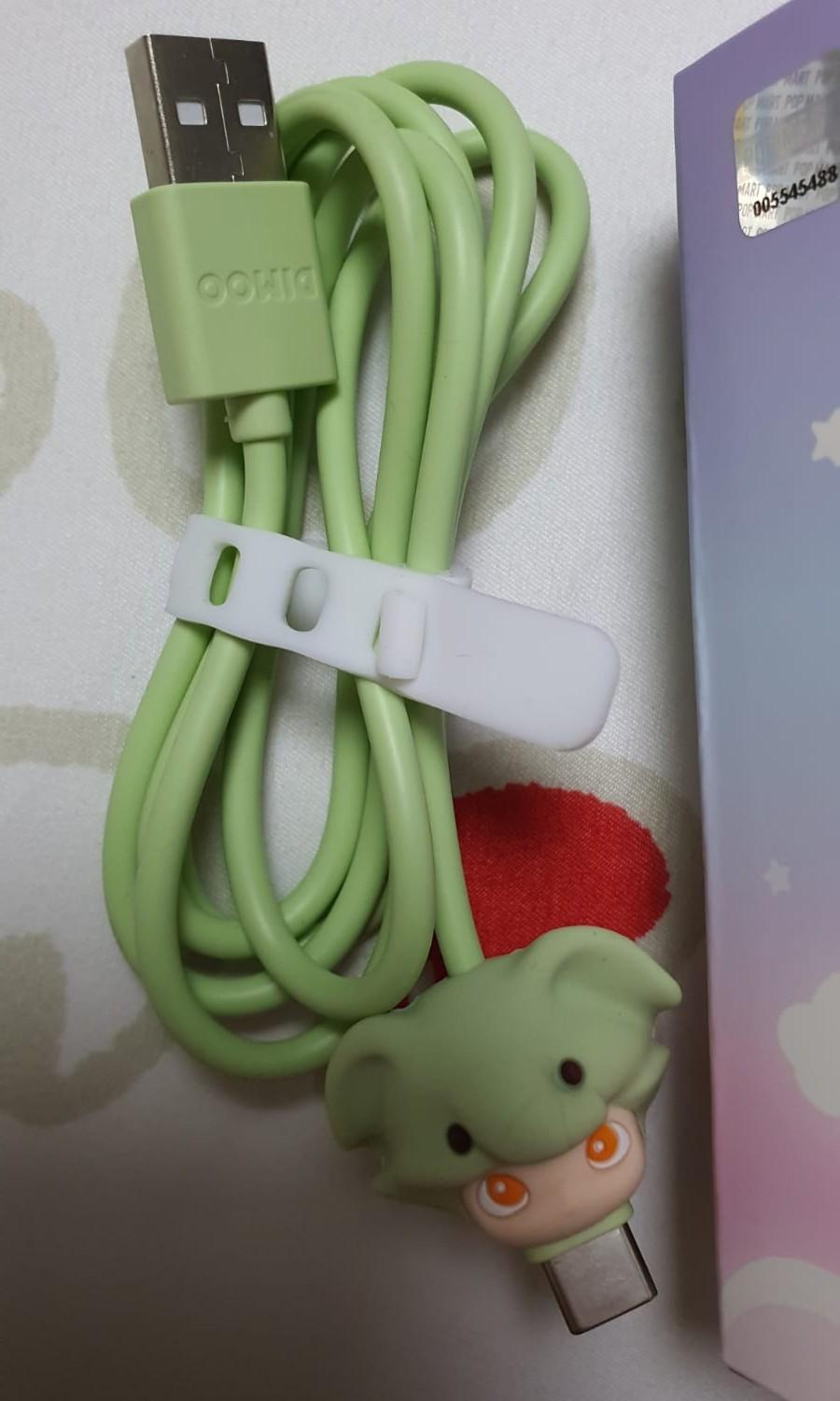 POPMART DIMOO C-TYPE CABLE (GREEN ELEPHANT), Hobbies & Toys, Toys ...