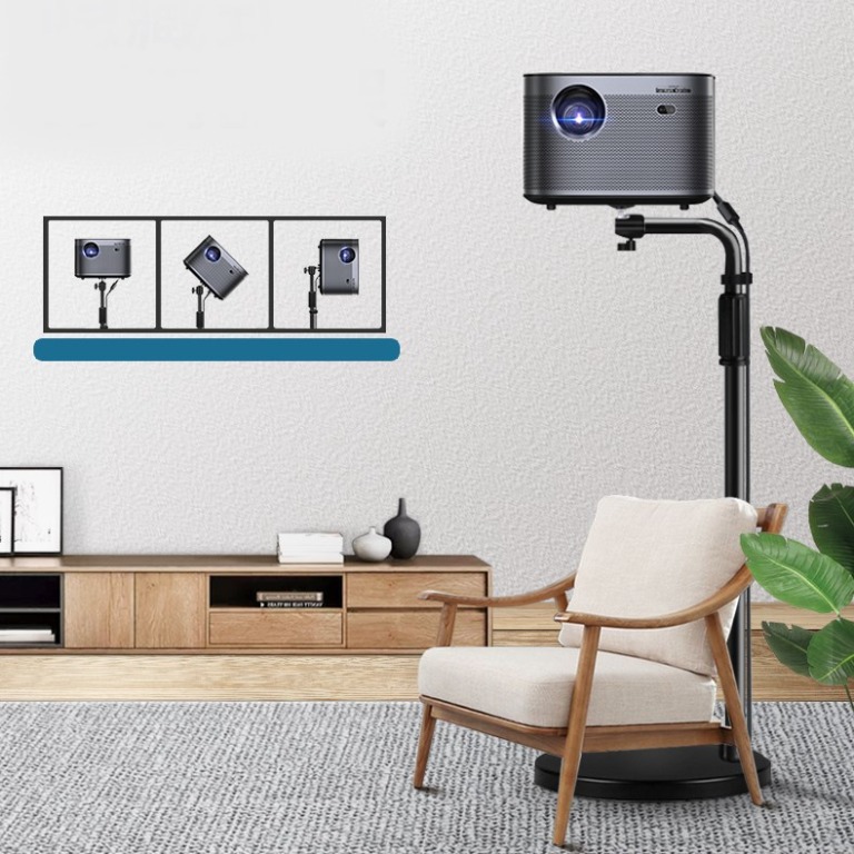 [iDS] Projector Stand Metal Base Portable Adjustable Height Extendable ...