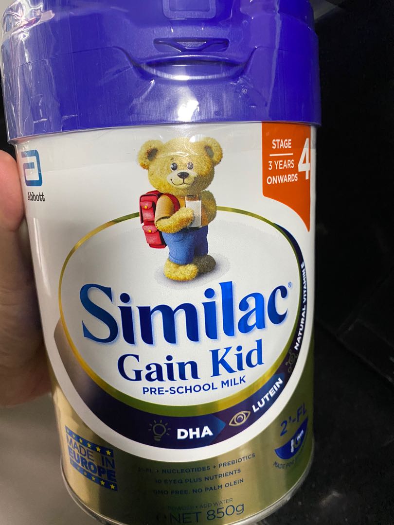Similac Gain Kid Stage 4, Babies & Kids, Nursing & Feeding, Weaning ...
