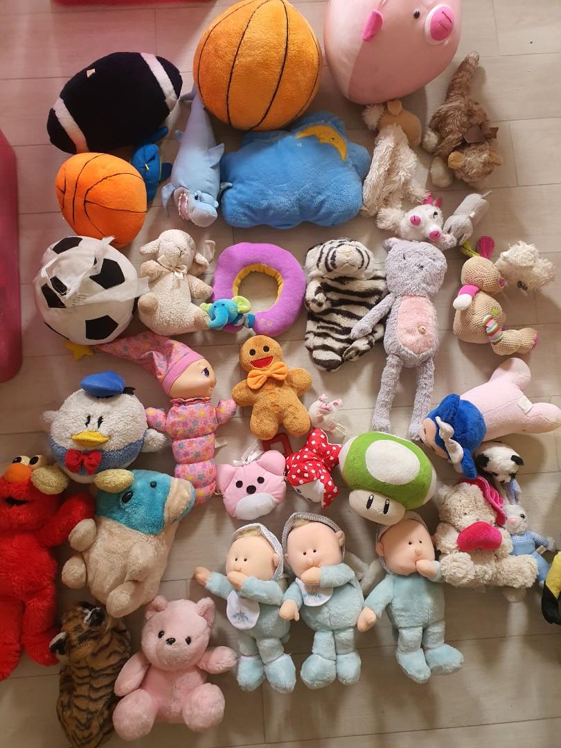 Stuffed toys stuffed dolls pillow Powerpuff Elmo Animals bear shabby ...