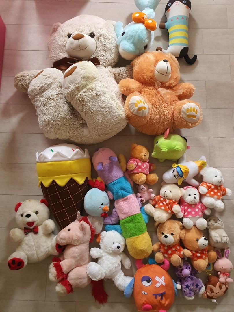 Stuffed toys stuffed dolls pillow Powerpuff Elmo Animals bear shabby ...