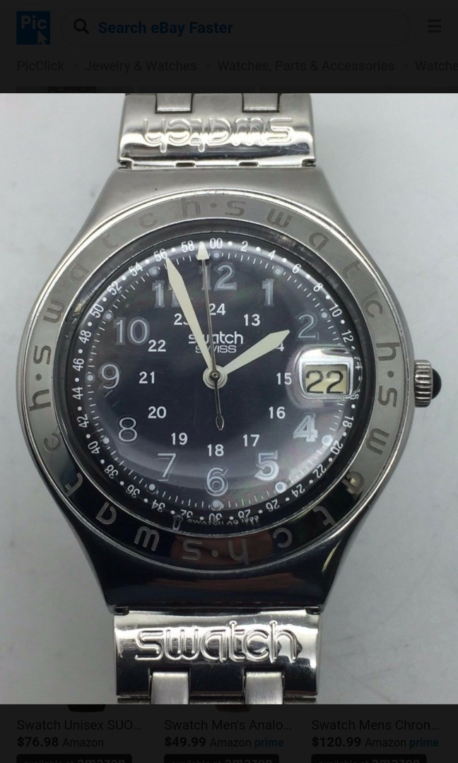 Swatch irony ag1993 auth preloved, Luxury, Watches on Carousell