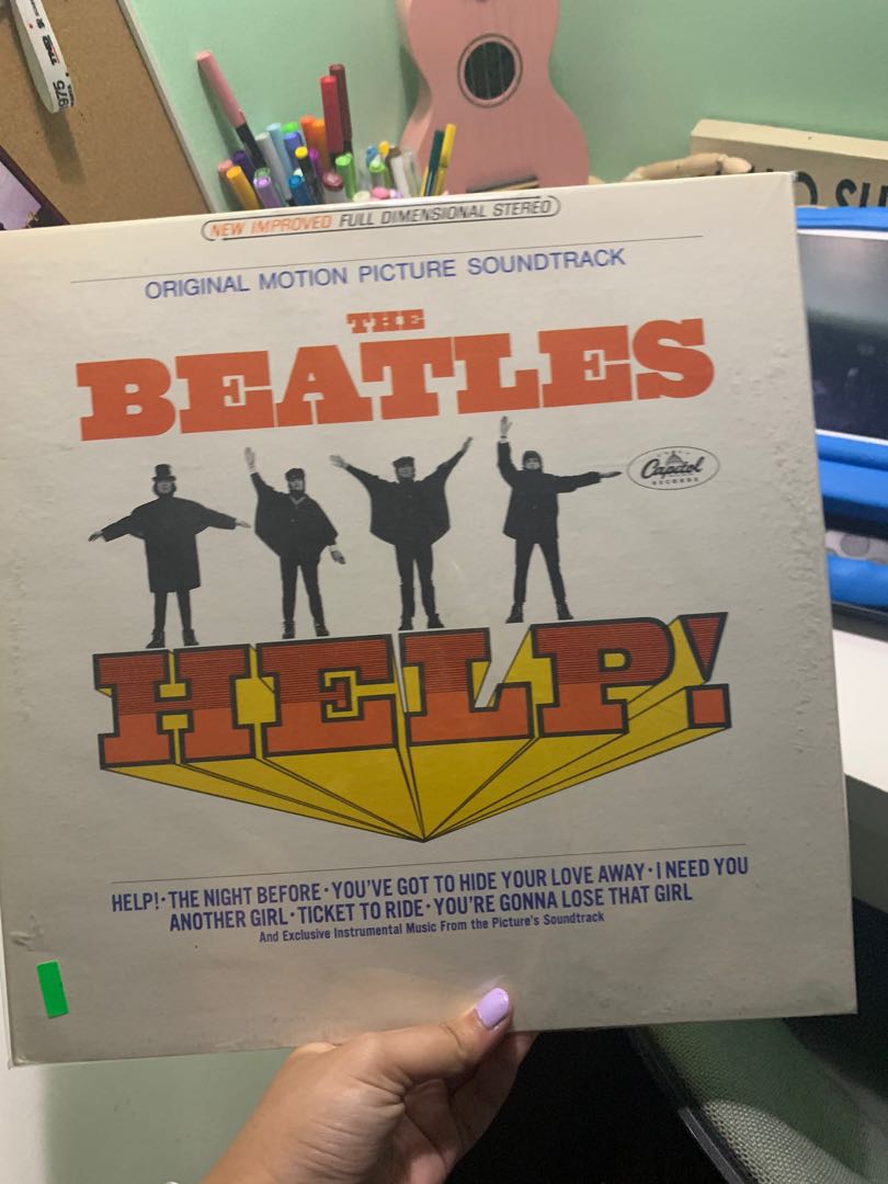 The Beatles Help! Vinyl Record, Musik & Media, CD, DVD & Lainnya di ...