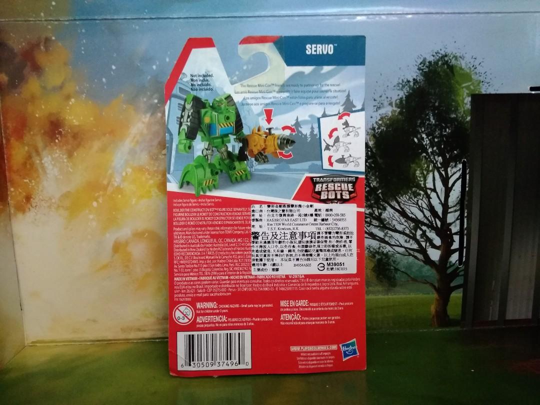 Transformers Playskool Heroes Rescue Bots Servo, Hobbies & Toys ...