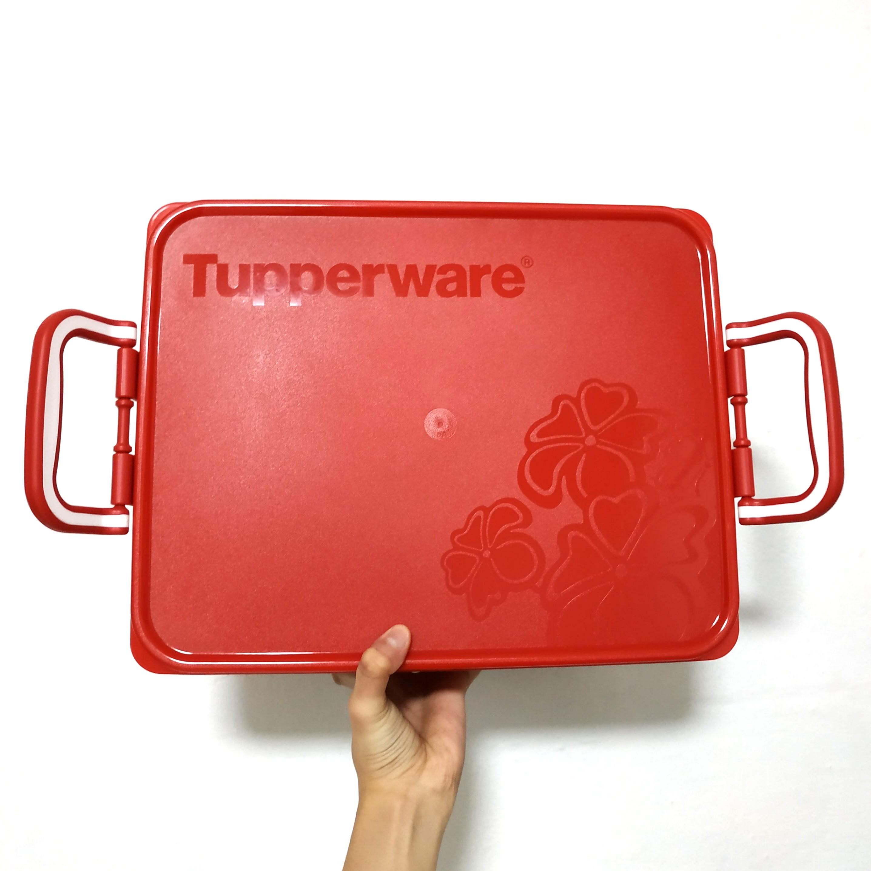 Tupperware 10L Kimchi Keeper/ Big Party Packer Rectangular Storage ...