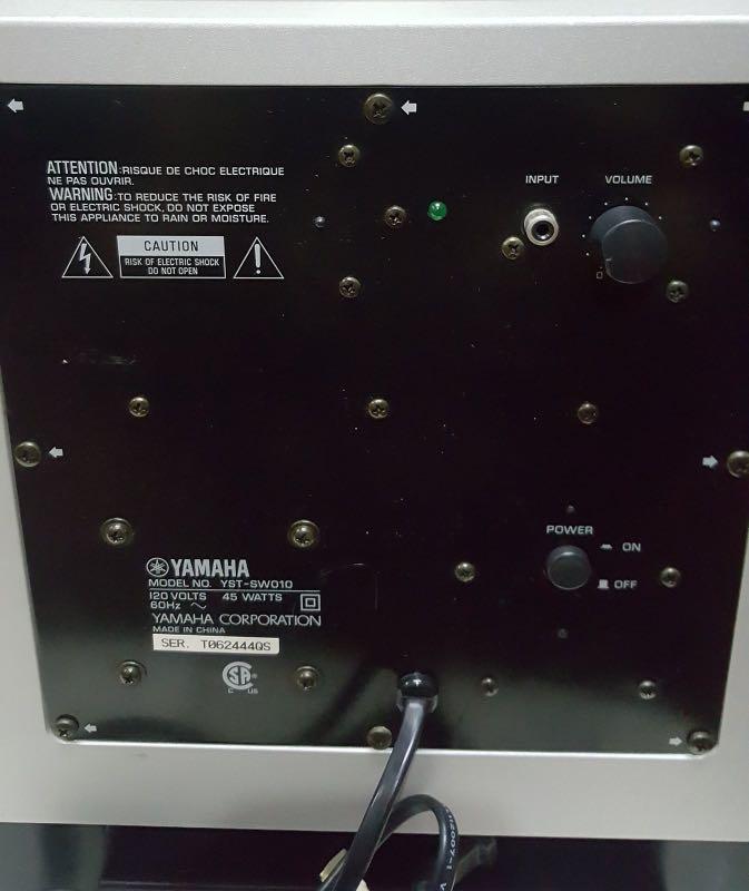 Yamaha Active Subwoofer for ur receiver amplifier, Audio, Soundbars ...