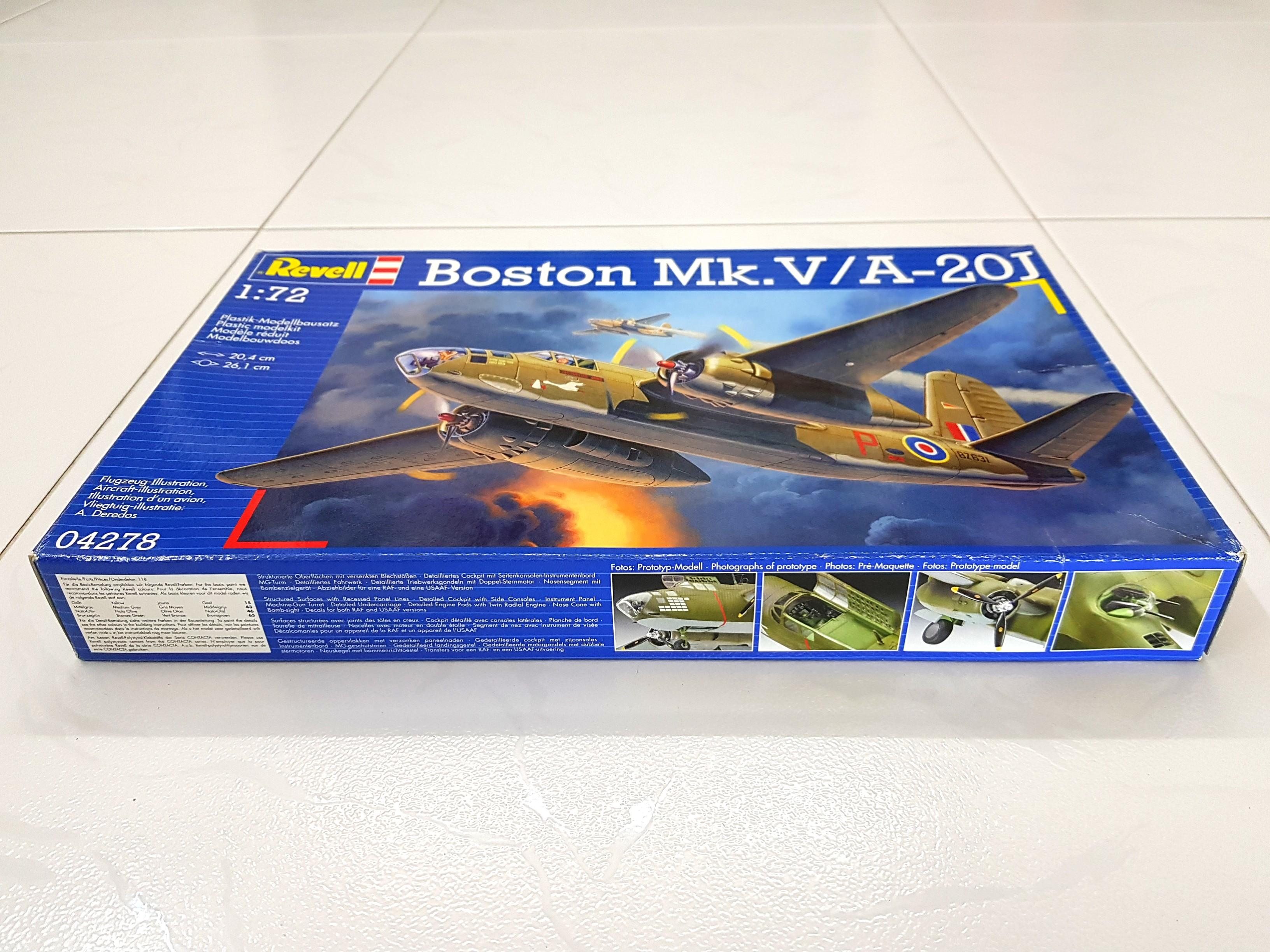 1/72 #04278 Revell Medium Bomber Boston Mk.V / Havoc A-20J * Rare ...