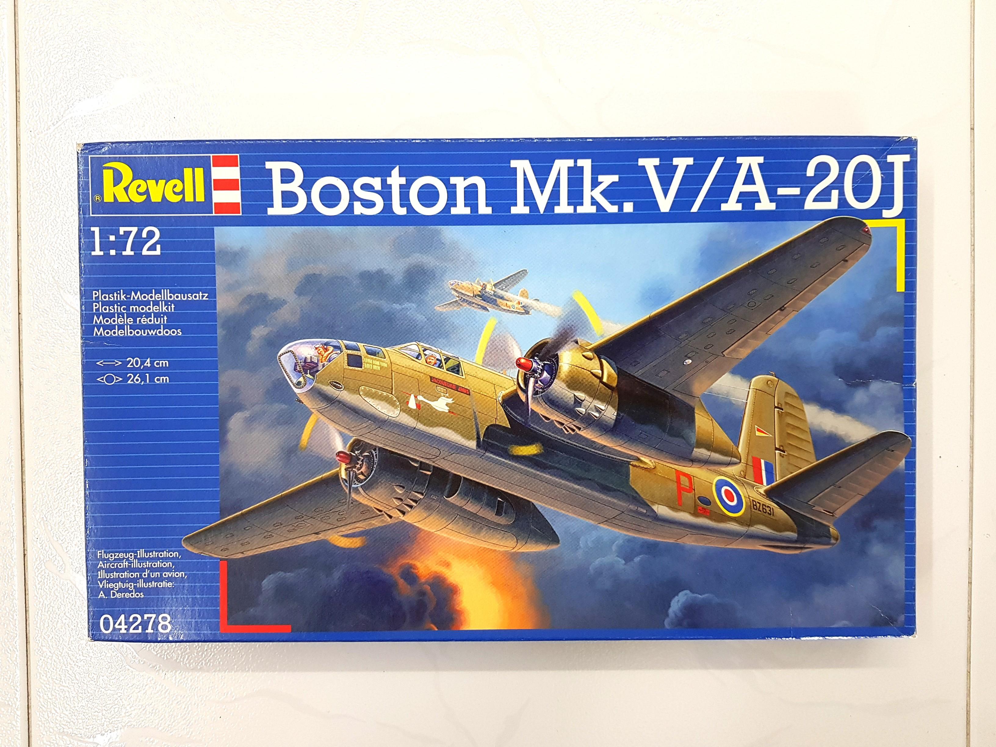 1/72 #04278 Revell Medium Bomber Boston Mk.V / Havoc A-20J * Rare ...