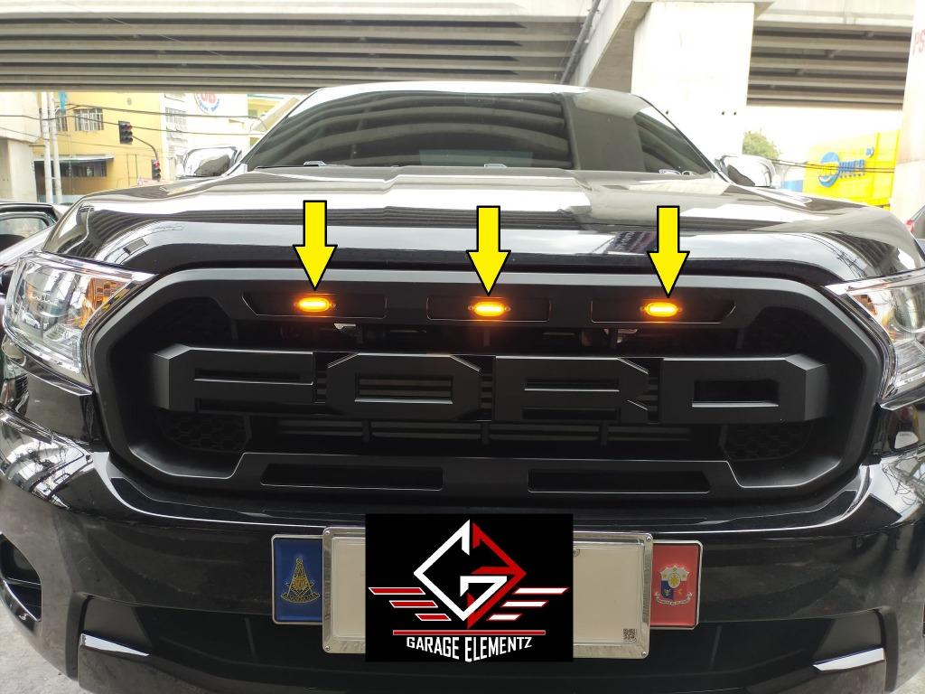 2016 to 2021 Ford Ranger Raptor LED marker light for Front Grille, Car ...