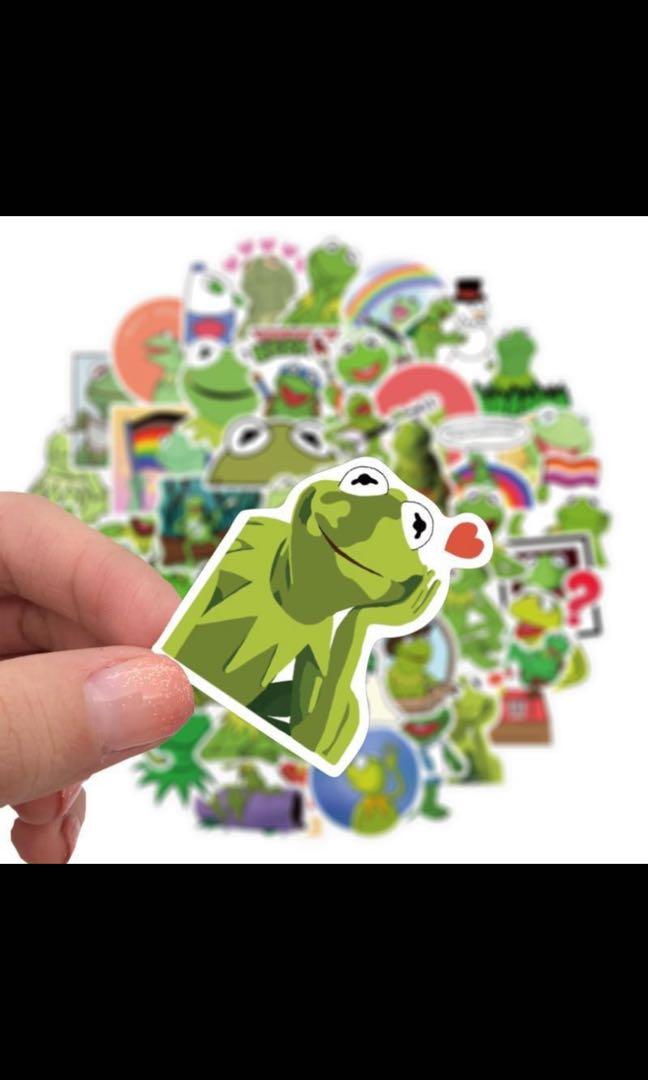 Kermit the Frog Stickers Meme Waterproof Telegram WhatsApp Instagram ...