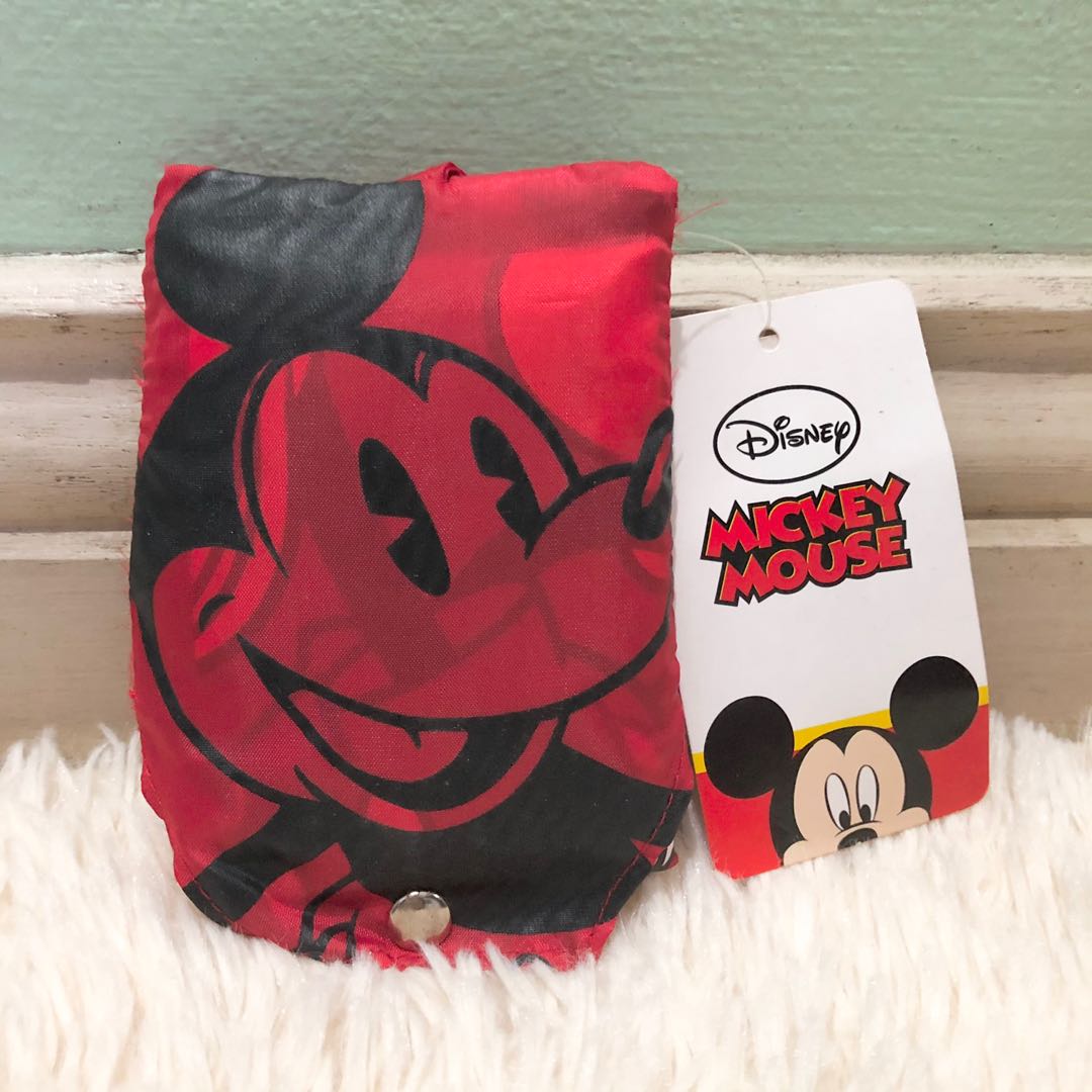 [Authentic] Mickey Mouse Foldable Eco Bag, Women's Fashion, Bags ...