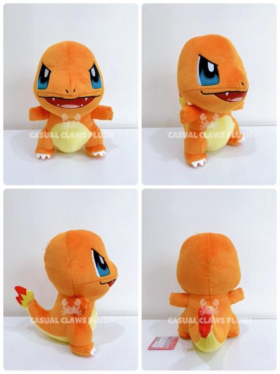 [BANPRESTO Original] Pokemon Charmander Big Round Plush Scary Face ...