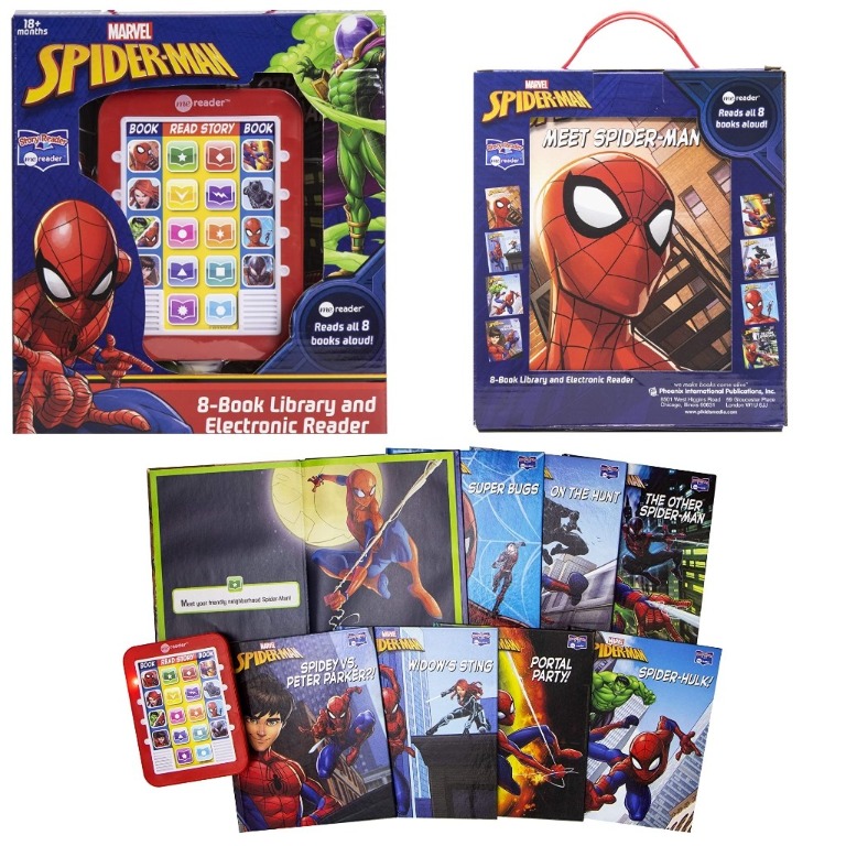 BNIB: Marvel - Spider-man Me Reader Electronic Reader and 8 Sound Book ...