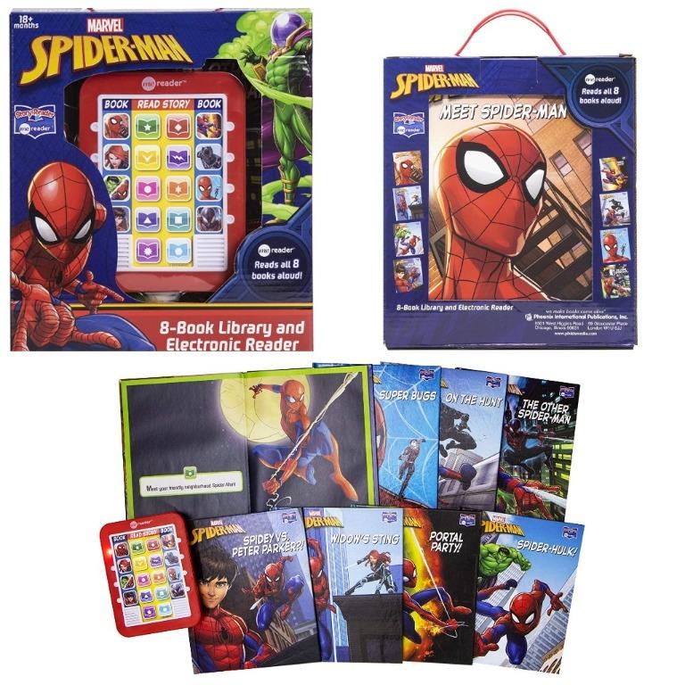 BNIB: Marvel - Spider-man Me Reader Electronic Reader and 8 Sound Book ...