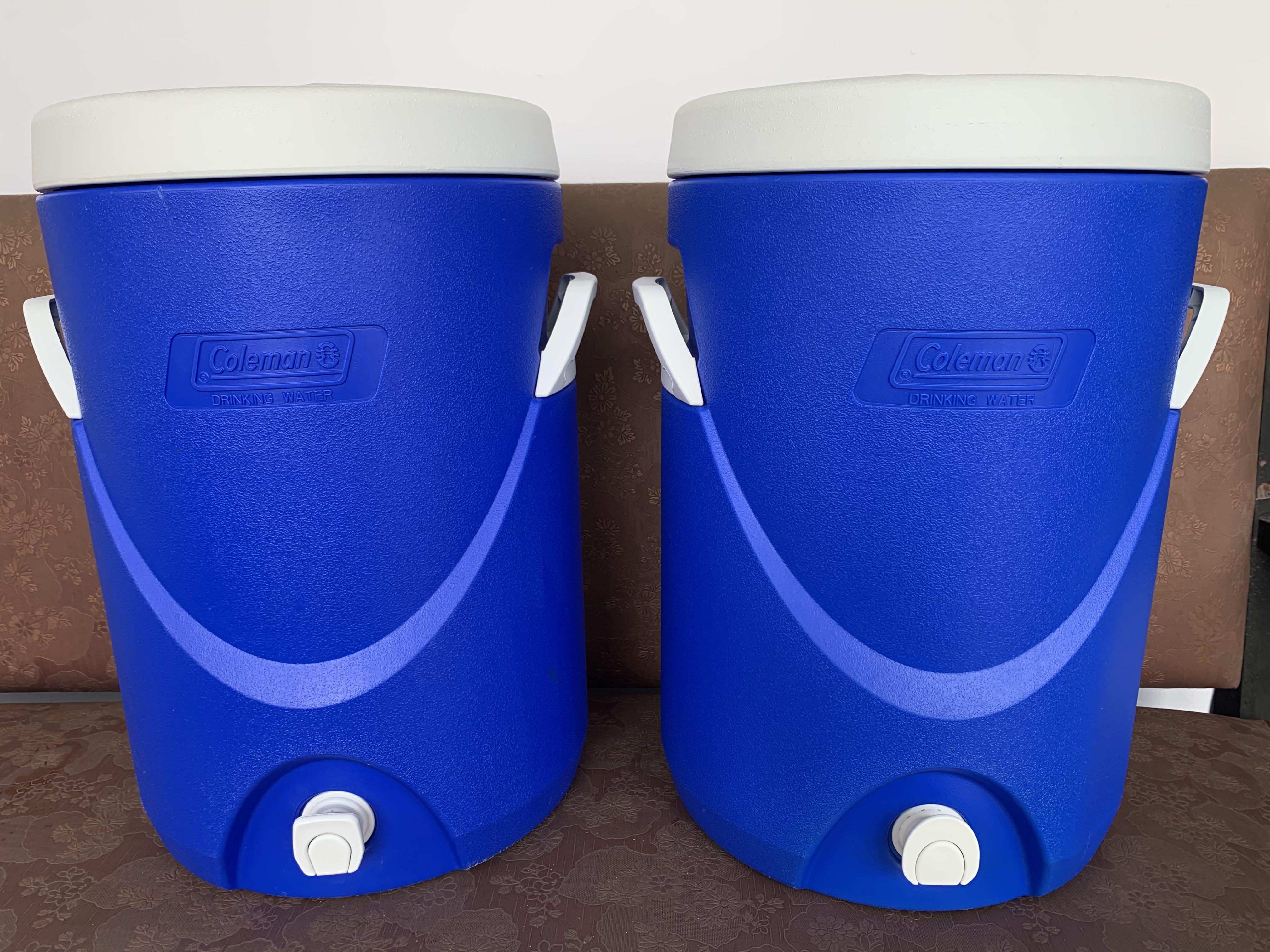 Coleman 5gal Beverage Cooler. 2 sets left., Food & Drinks, Beverages on ...