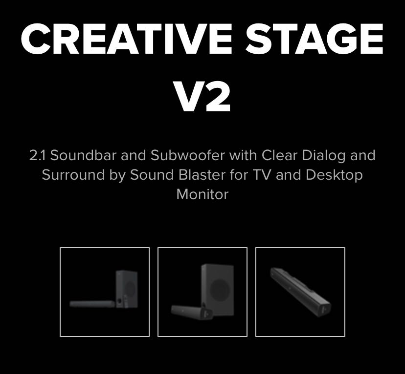 Creative Stage V2, Audio, Soundbars, Speakers & Amplifiers on Carousell