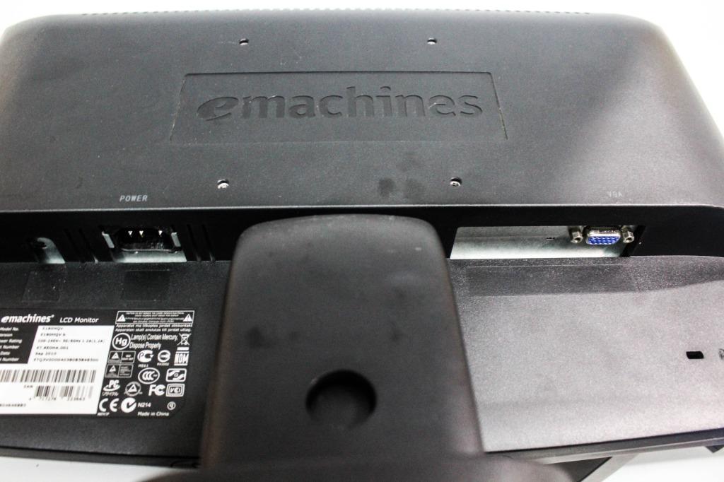 Emachines Model E19HQV Monitor, Computers & Tech, Parts & Accessories ...