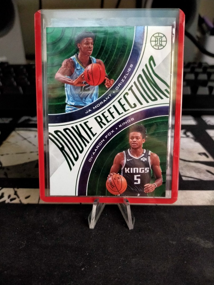 Ja Morant/De'Aaron Fox Rookie Reflections Emerald, Hobbies & Toys, Toys ...