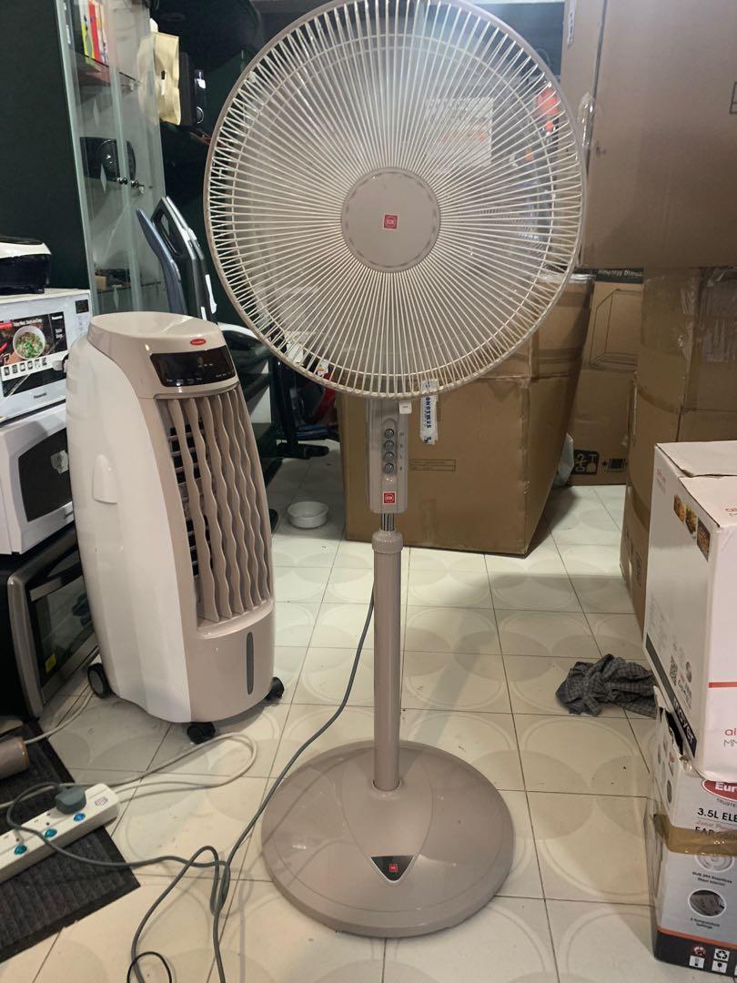 KDK P40US 40cm Stand Fan - Gold, Furniture & Home Living, Lighting ...