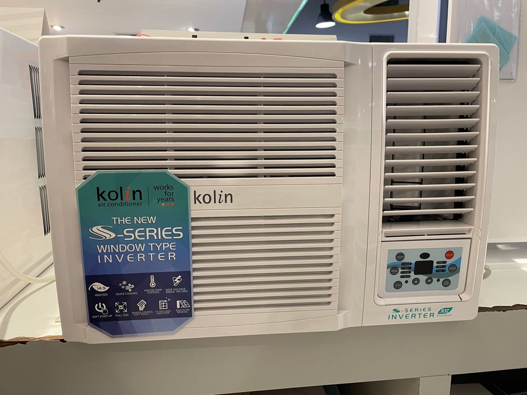 KOLIN WINDOW TYPE INVERTER, TV & Home Appliances, Air Conditioning and ...
