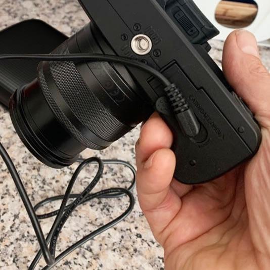 LP-E12 FAKE DUMMY BATTERY WITH USB ADAPTER FOR CANON (EOS M SIRIES ...