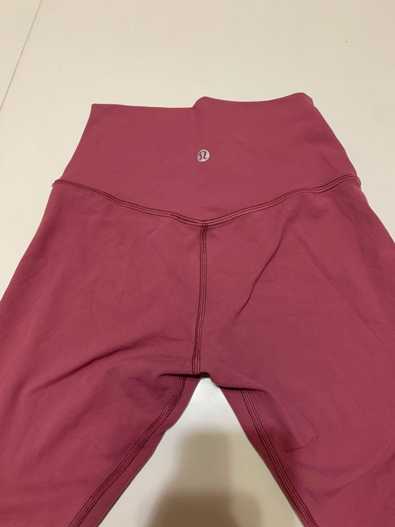 Lululemon Align Asia fit 24” in Misty Merlot, Men's Fashion, Activewear on Carousell