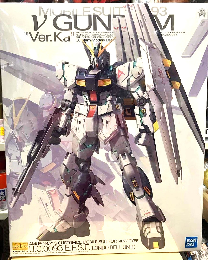 Mg 1/100 V Nu Gundam VerKa, Hobbies & Toys, Toys & Games on Carousell