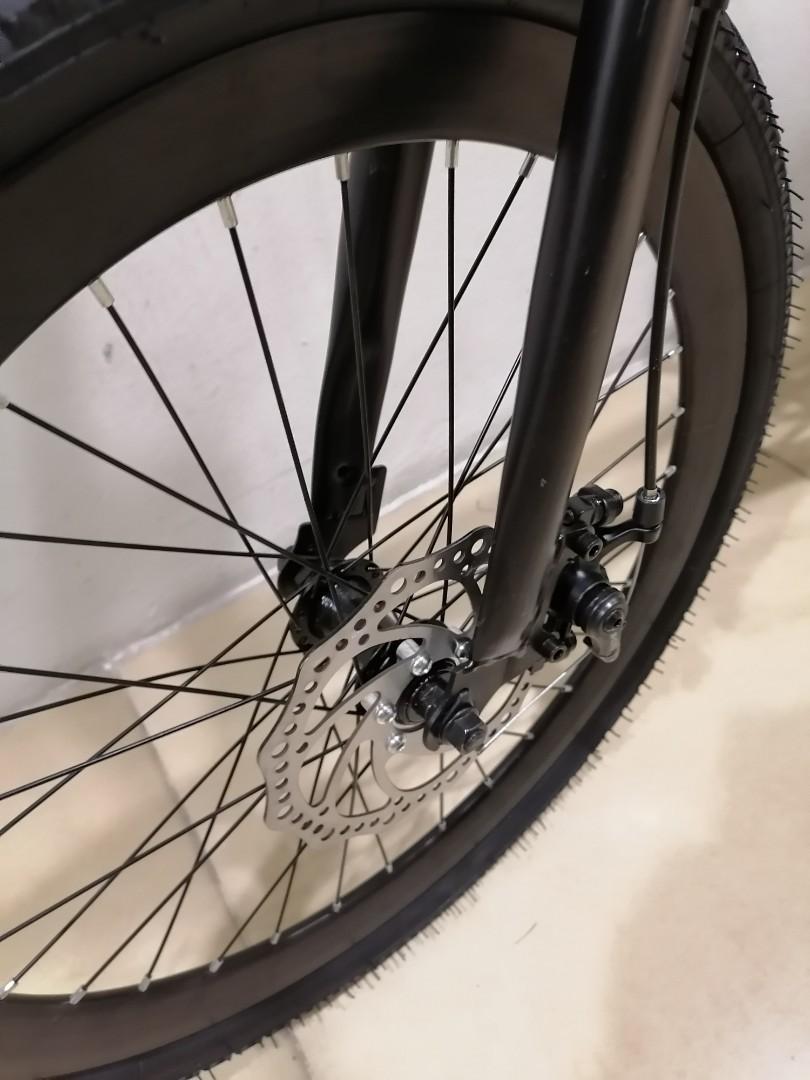 Mini Velo Design - 7 speed, Sporty Matt Black, Sports Equipment ...