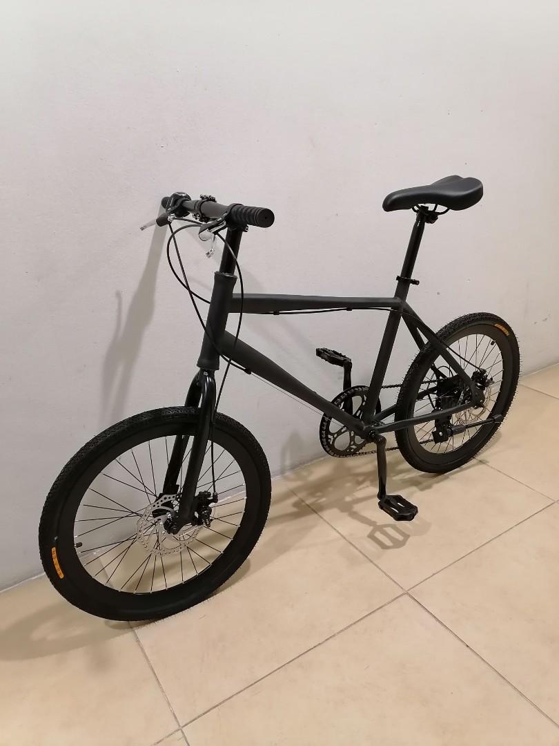 Mini Velo Design - 7 speed, Sporty Matt Black, Sports Equipment ...
