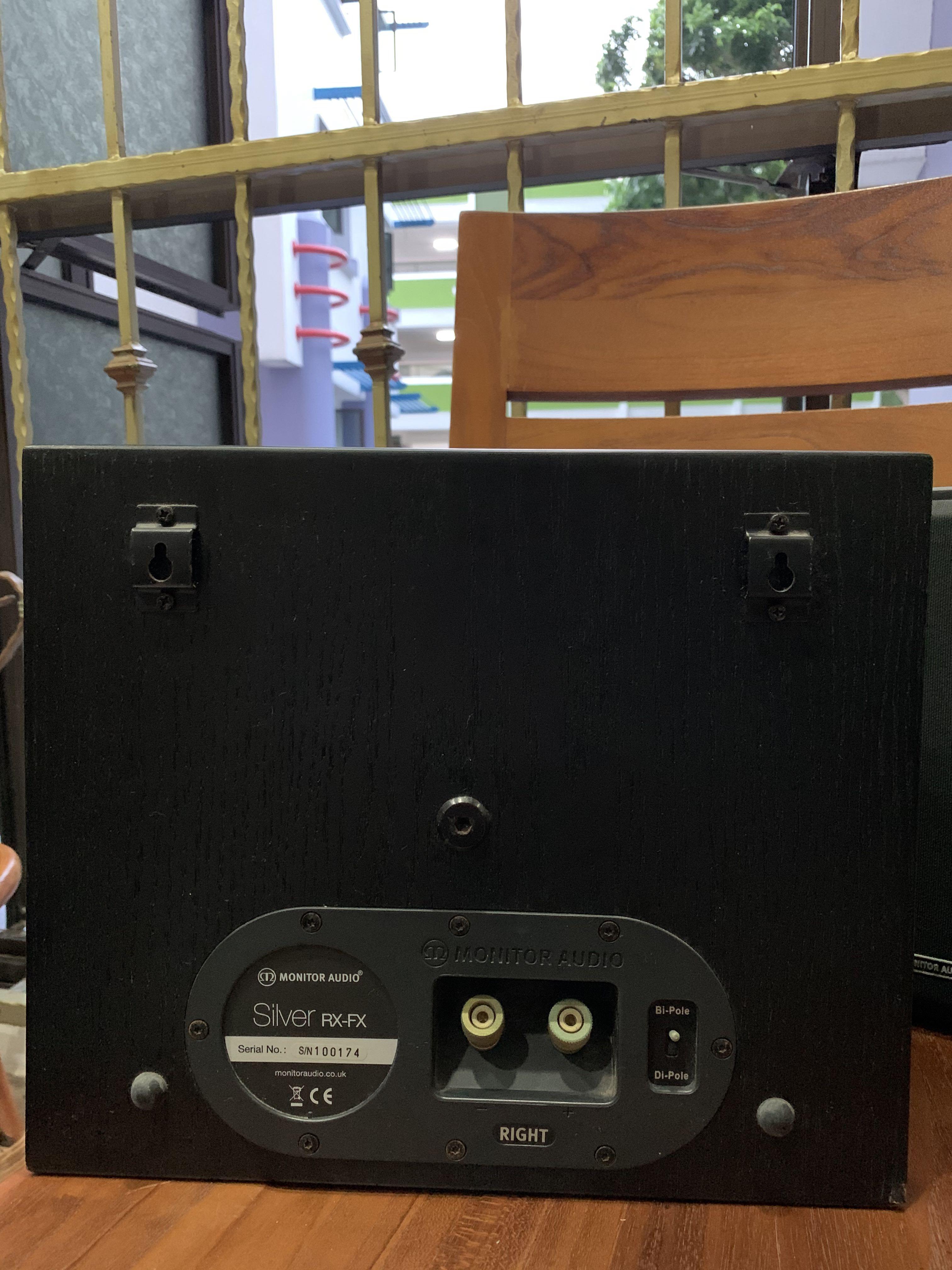 Monitor Audio Silver RX-FX Surround Speakers (Left and Right), Audio ...