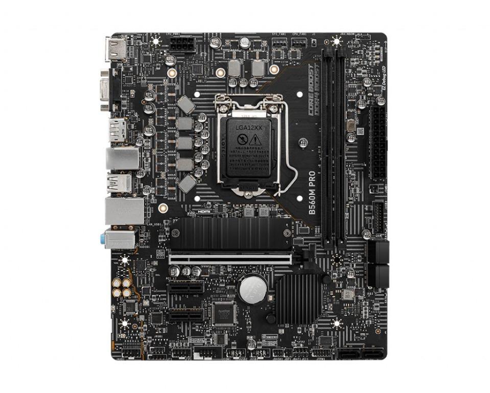 MSI B560M PRO (Intel® B560 Chipset) MS-7D20, Computers & Tech, Parts ...