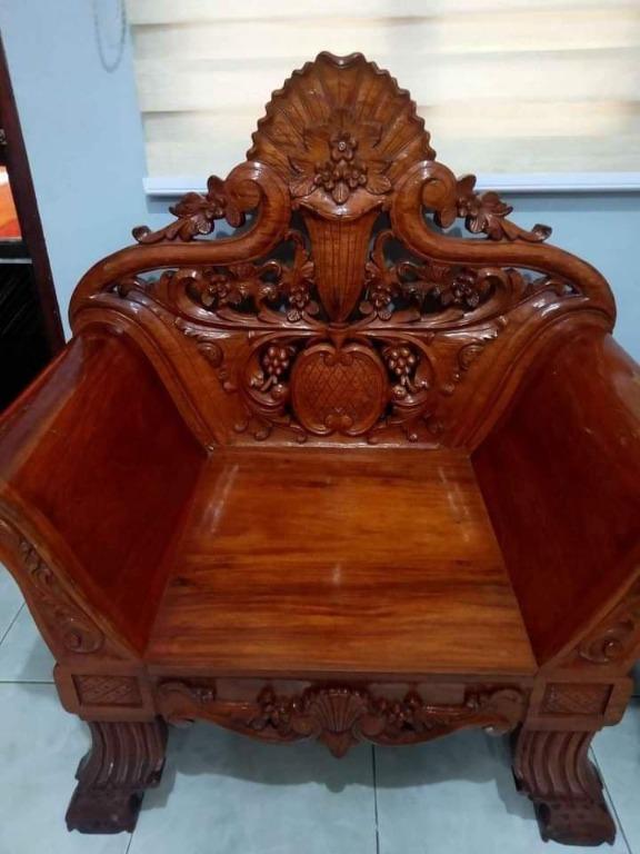 Narra Sala Set, Furniture & Home Living, Furniture, Sofas on Carousell