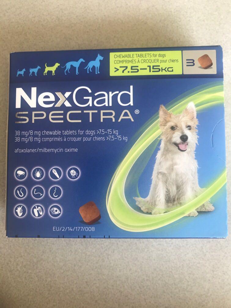 NexGard Spectra 7.5-15 KG $45, Pet Supplies, Homes & Other Pet ...