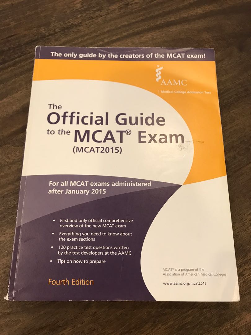 Official MCAT exam guide 2015, Books & Stationery, Textbooks ...