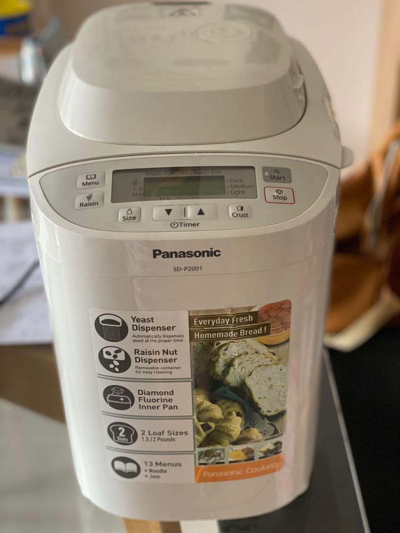 Panasonic SD-P2001 Bread Maker, TV & Home Appliances, Kitchen ...