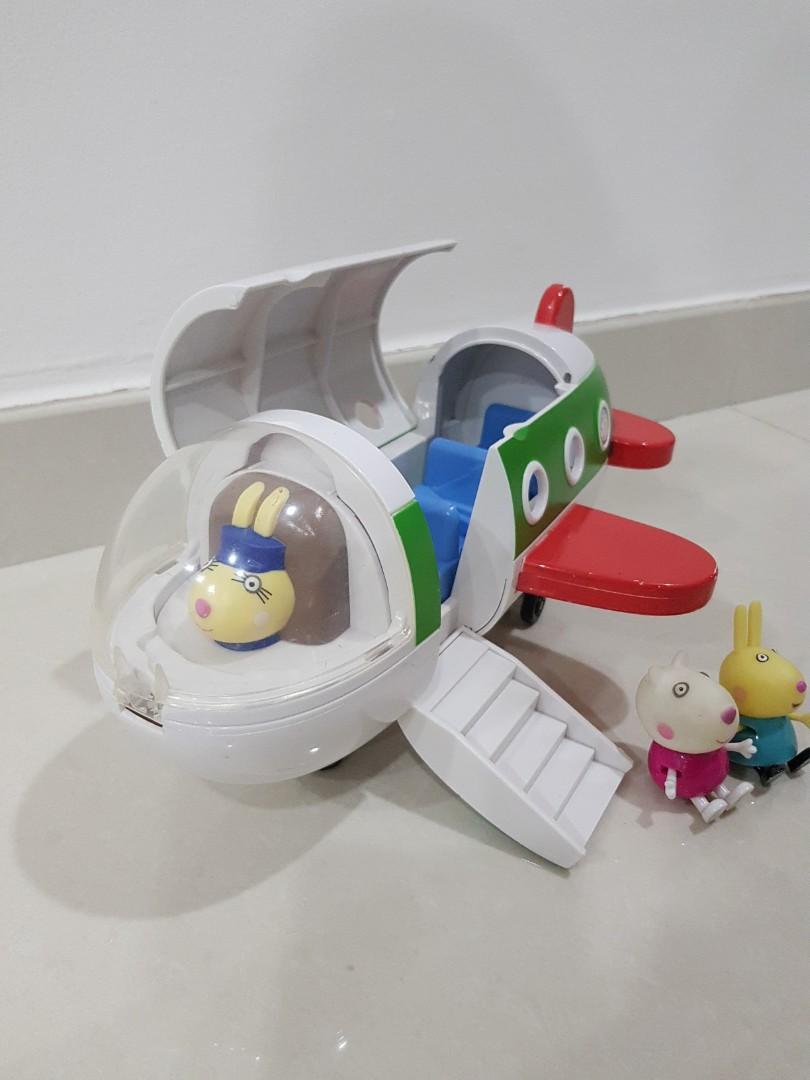 Peppa Pig Aeroplane with Figurines, Hobbies & Toys, Toys & Games on ...