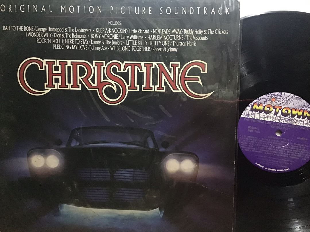 LP Christine OST - John Carpenter VINYL RECORD Anubis Piring Hitam ...