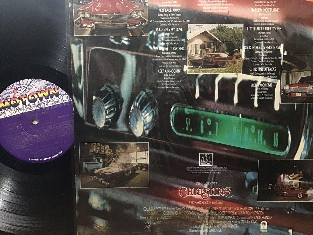 LP Christine OST - John Carpenter VINYL RECORD Anubis Piring Hitam ...