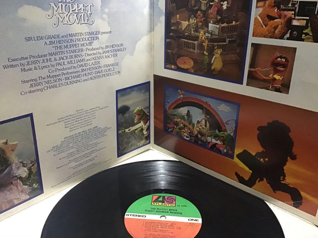 LP The Muppet Movie VINYL RECORD Anubis Piring Hitam Soundtrack ...