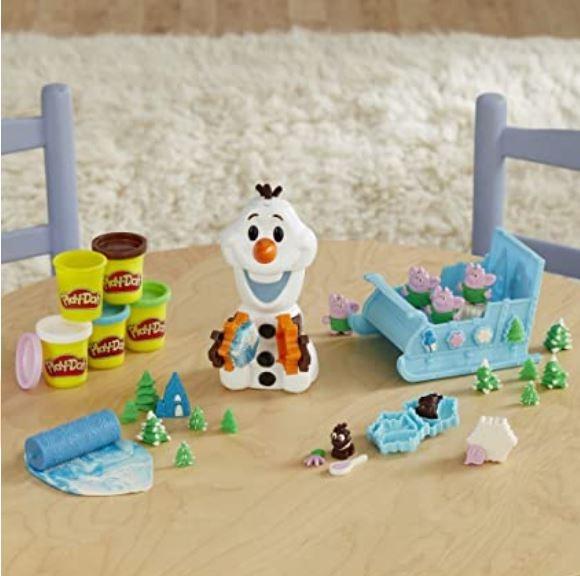 HASBRO PLAYDOH Disney Frozen Olaf Sleigh Ride Clay Modeling Clay ...