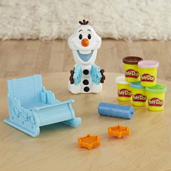 HASBRO PLAYDOH Disney Frozen Olaf Sleigh Ride Clay Modeling Clay ...