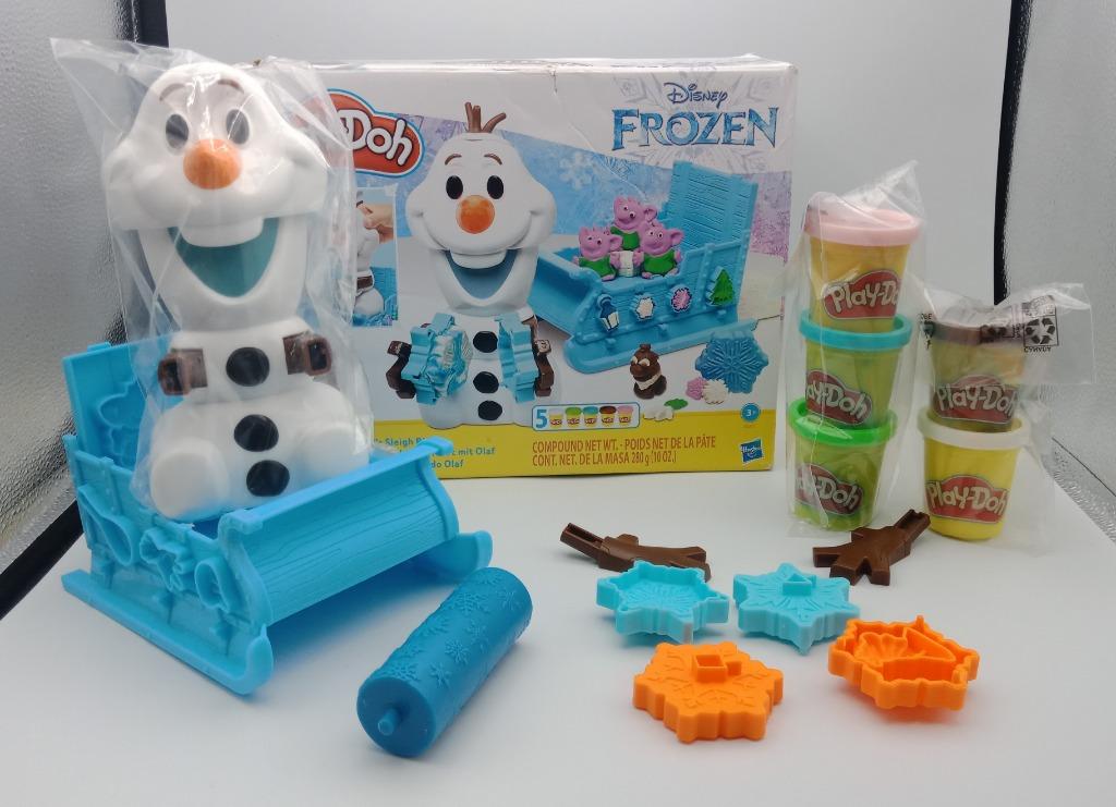HASBRO PLAYDOH Disney Frozen Olaf Sleigh Ride Clay Modeling Clay ...