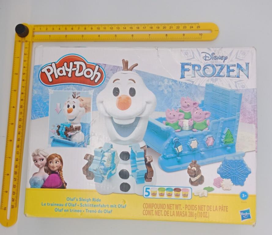 HASBRO PLAYDOH Disney Frozen Olaf Sleigh Ride Clay Modeling Clay ...