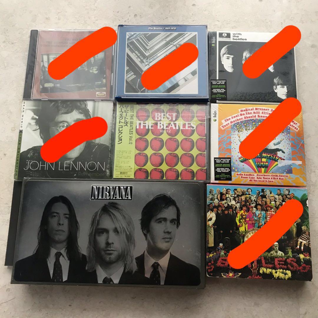 *price varies* ORIGINAL CDs 14 - beatles, john lennon, nirvana, Hobbies ...