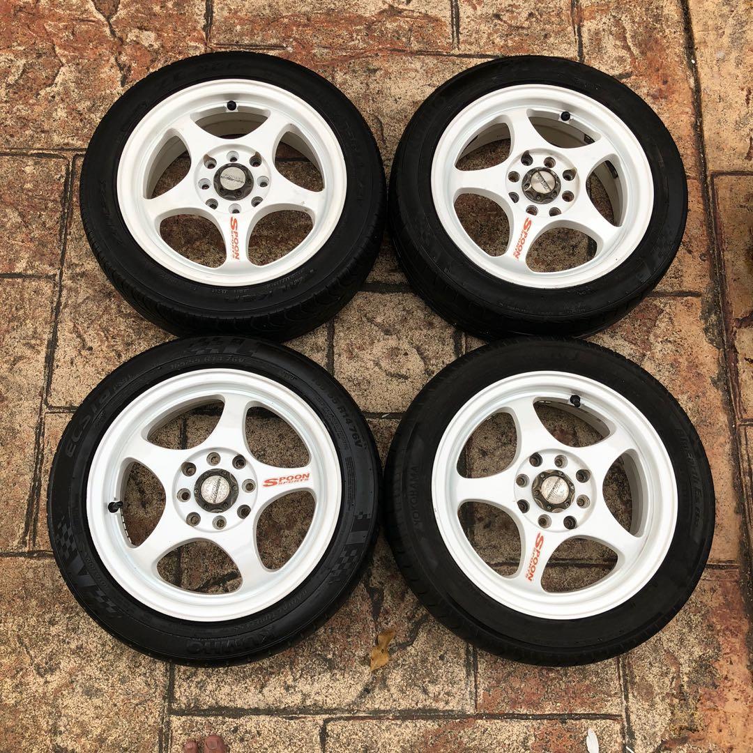 Rim Spoon 14 inci pcd100/110, Auto Accessories on Carousell