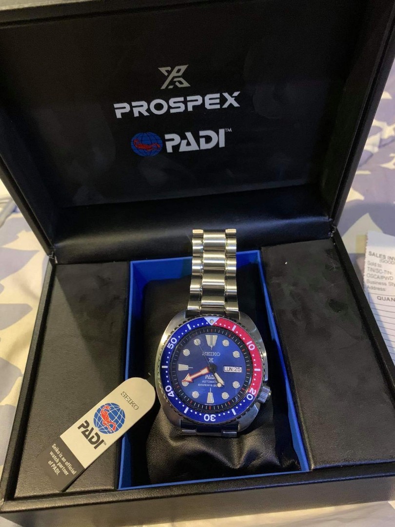 Seiko Prospex PADI Turtle, Men's Fashion, Watches & Accessories ...