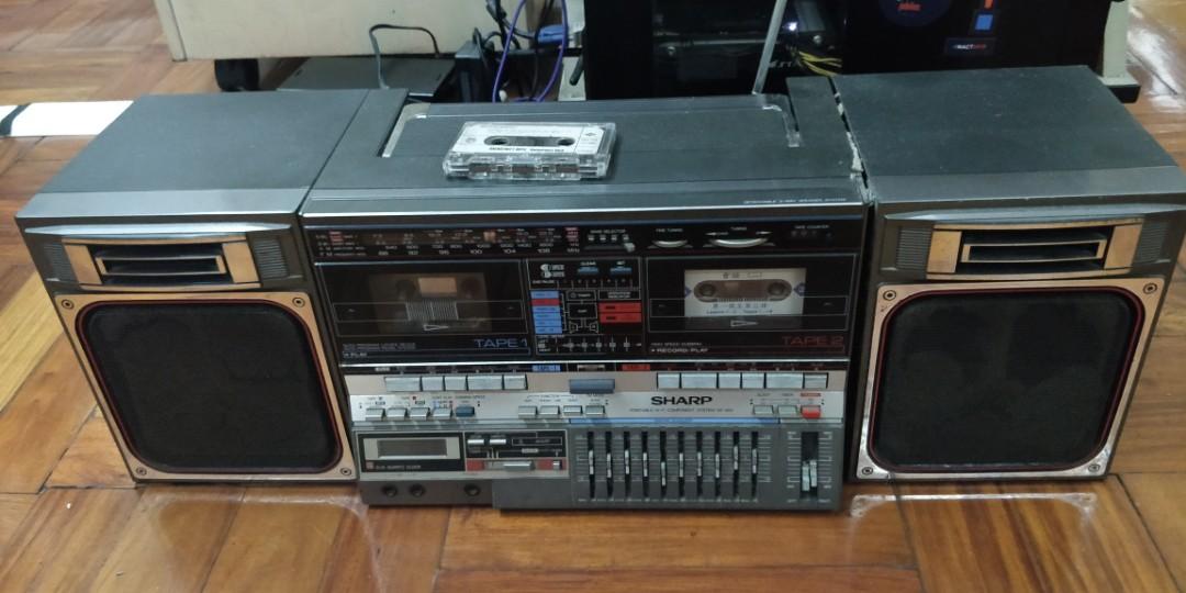 SHARP GF 800 BOOMBOX, Audio, Other Audio Equipment on Carousell